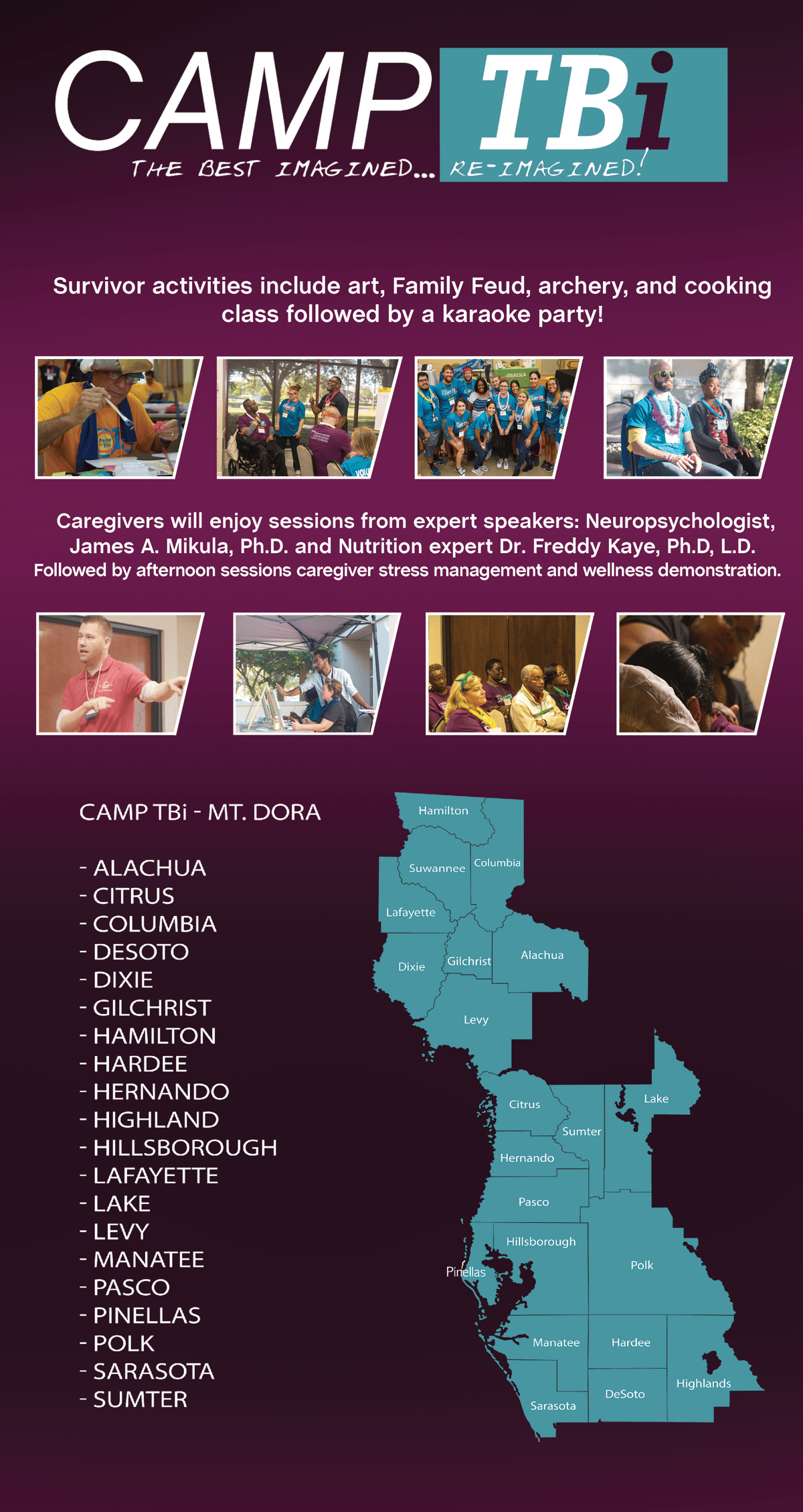 The Brain Injury Association of Florida's Camp TBi