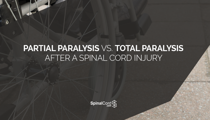 Partial Paralysis vs. Total Paralysis After a Spinal Cord Injury